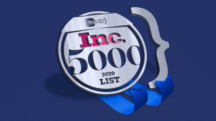 INVID, LLC. Ranks on the 2020 Inc. 5000 - INVID | Software Development ...